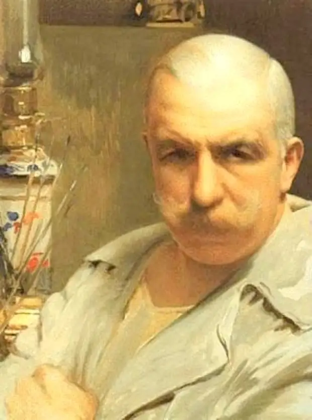 Italský akademický umělec Vittorio Matteo Corcos