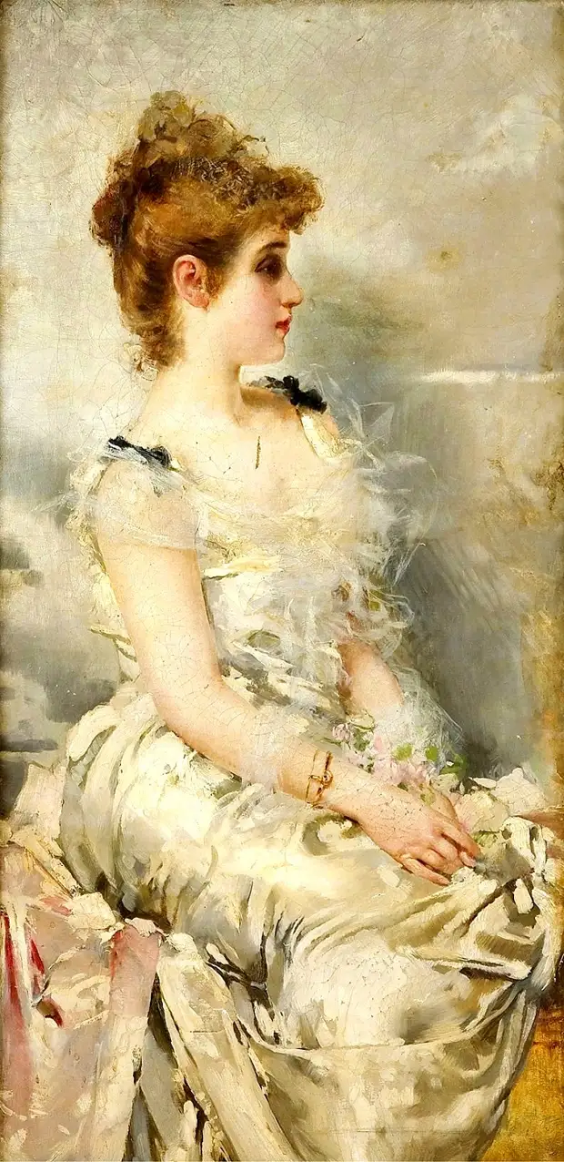 Msanii wa masomo wa Italia Vittorio Matteo Corcos