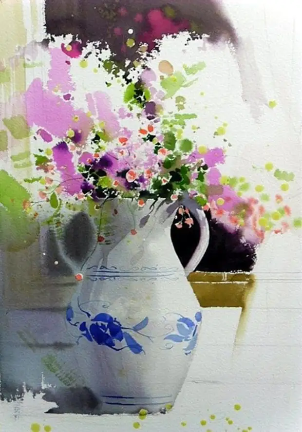 Shin Jong Sik (신종식) watercolor atis.