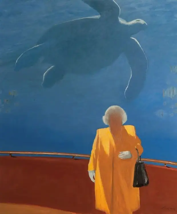 It each fan 'e artyst sjocht noch syn eigen ... Kubaanske artyst Julio Larraz