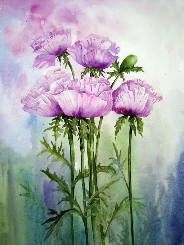 Flowers are bashful as your charms are languid ... British artist Yvonne Harry