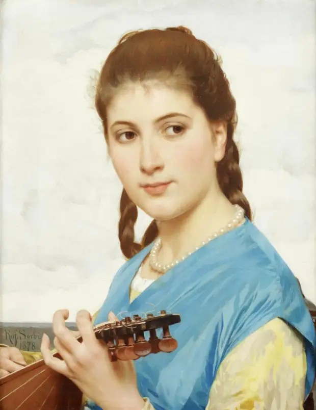 Edrychiadau a buddugoliaethau cariad ... Yr artist Eidalaidd Raffaello Sorbi (1844 - 1931)