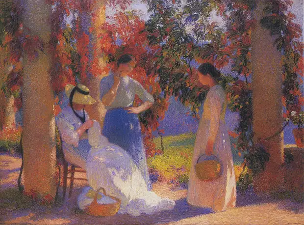 Sirra dinyayê ya ku şiyar dibe ... Hunermendê fransî Henri -Jean Guillaume Martin (1860 - 1943)