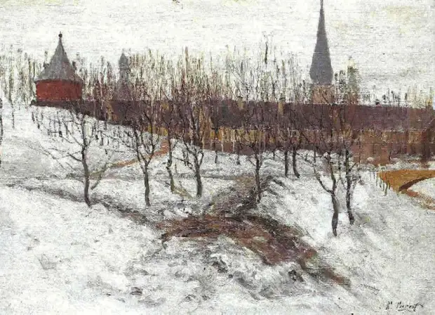 Dan dalam hati adalah keheningan pembebasan ... Artis Latvia Vilhelms Kārlis Purvītis (1872-1945)