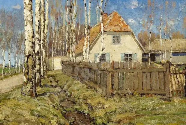 Dan dalam hati adalah keheningan pembebasan ... Artis Latvia Vilhelms Kārlis Purvītis (1872-1945)