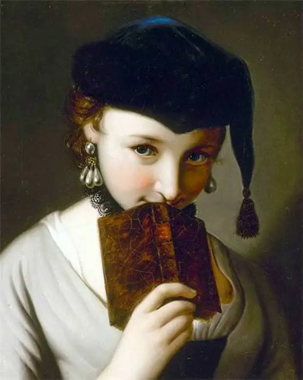 Ich schaue in dein Porträt... Künstler Pietro Antonio Rotari (1707-1762)