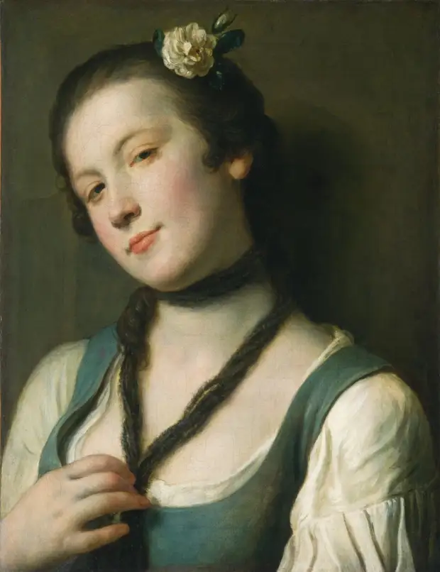 Ich schaue in dein Porträt... Künstler Pietro Antonio Rotari (1707-1762)