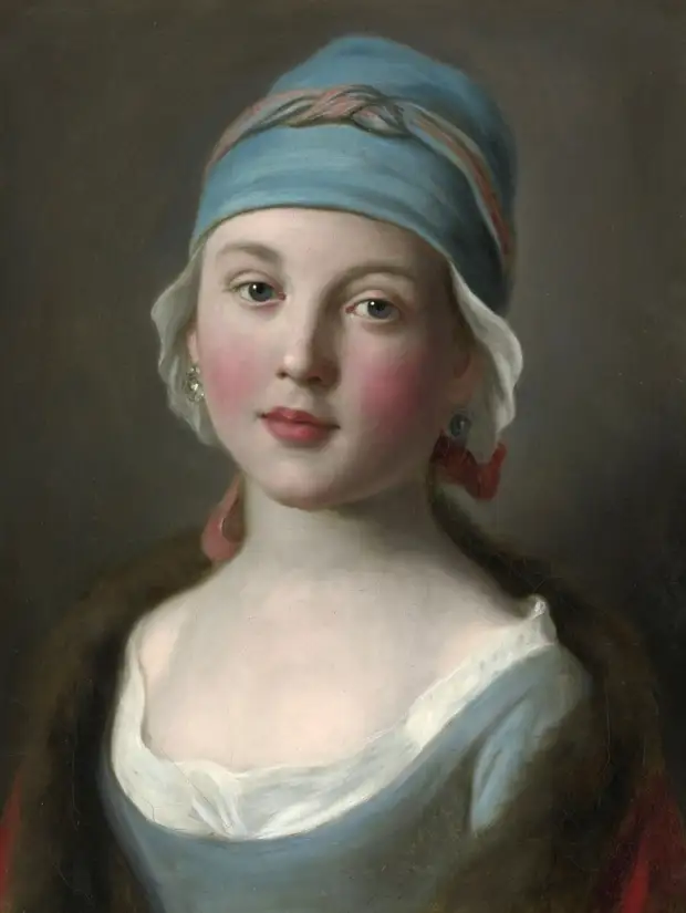 Ich schaue in dein Porträt... Künstler Pietro Antonio Rotari (1707-1762)