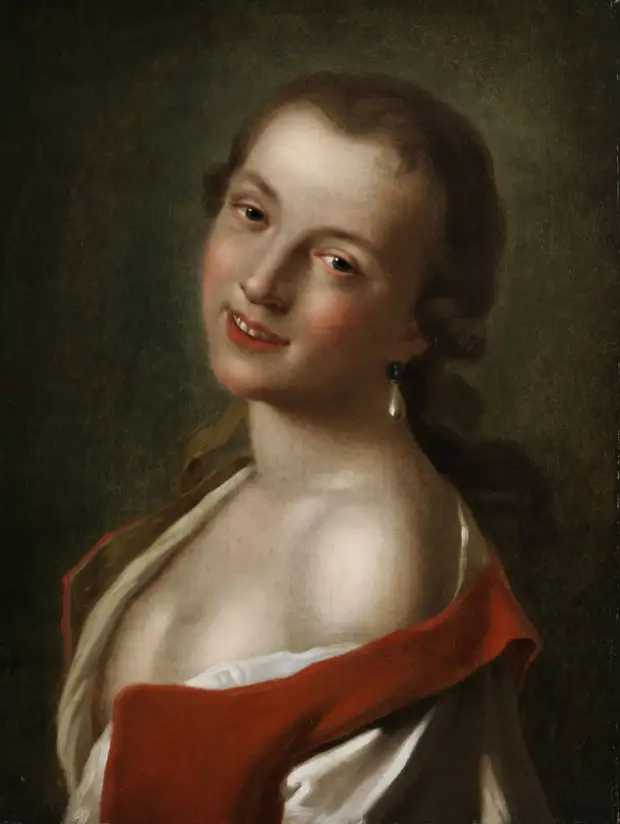 Ich schaue in dein Porträt... Künstler Pietro Antonio Rotari (1707-1762)