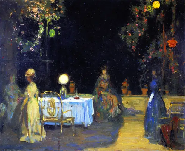 Tulis saya sebuah pastoral minyak ... Pelukis Inggris Charles Conder (1869-1909)