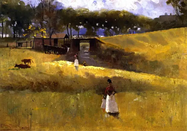 Bana bir pastoral petrol yaz... İngiliz ressam Charles Conder (1869-1909)