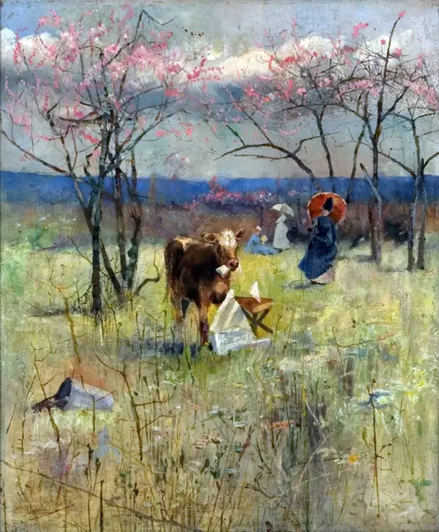 Bana bir pastoral petrol yaz... İngiliz ressam Charles Conder (1869-1909)