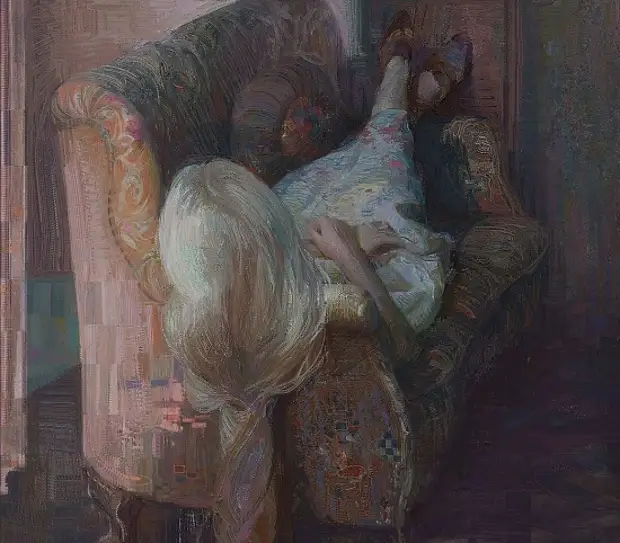 Artist Xuanwei Su. Breuddwydion gyda'r nos