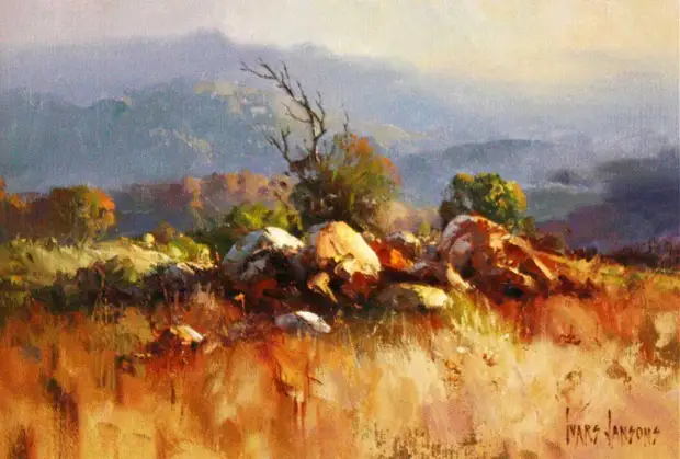 Ka linako tse ling ke emisa ke maketse ... Artist Ivars Jansons