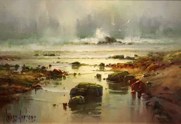 Manchmal halte ich staunend inne ... Künstler Ivars Jansons