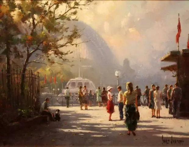 Manchmal halte ich staunend inne ... Künstler Ivars Jansons