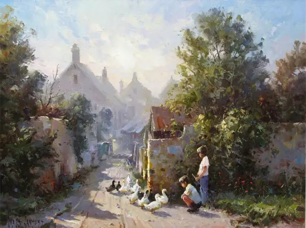 Manchmal halte ich staunend inne ... Künstler Ivars Jansons