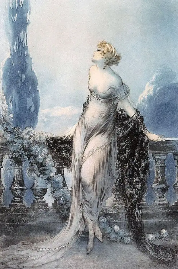 Künstler Louis Icart (1888 - 1950). Tödliche Schönheiten von Paris