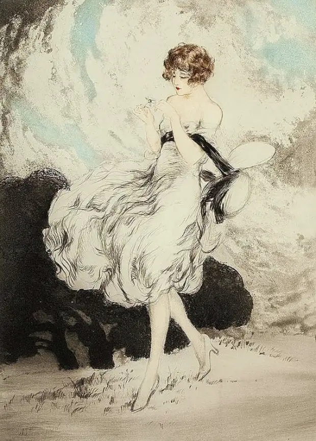 Künstler Louis Icart (1888 - 1950). Tödliche Schönheiten von Paris