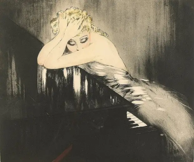 Künstler Louis Icart (1888 - 1950). Tödliche Schönheiten von Paris