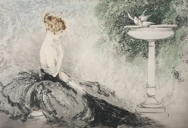 Künstler Louis Icart (1888 - 1950). Tödliche Schönheiten von Paris