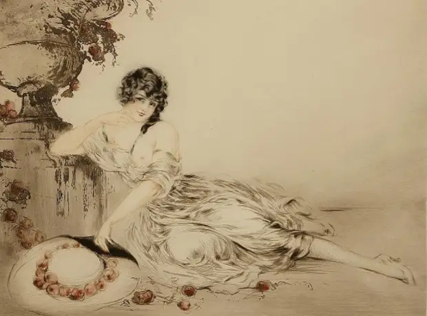 Künstler Louis Icart (1888 - 1950). Tödliche Schönheiten von Paris