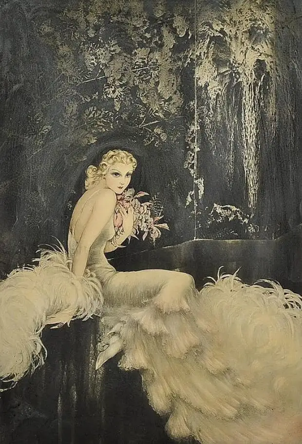 Künstler Louis Icart (1888 - 1950). Tödliche Schönheiten von Paris