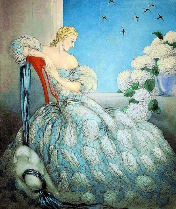 Artista Louis Icart (1888 - 1950). Belezas fatais de París