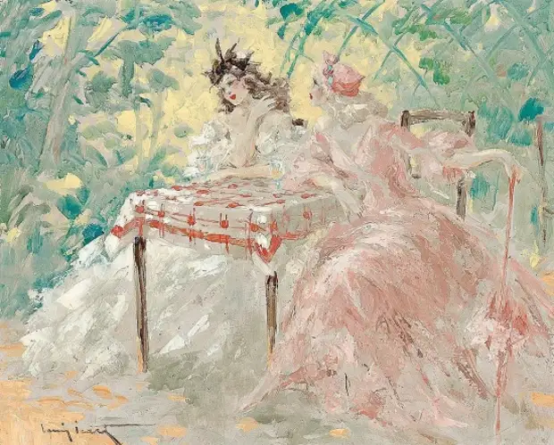 Künstler Louis Icart (1888 - 1950). Tödliche Schönheiten von Paris