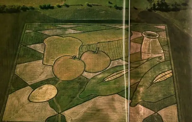 Agro farbanje, ili crtanje traktorom na poljima
