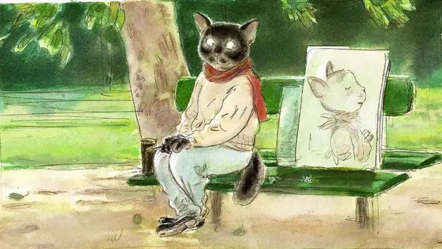 Andrey Arinushkin. Historias do artista gato