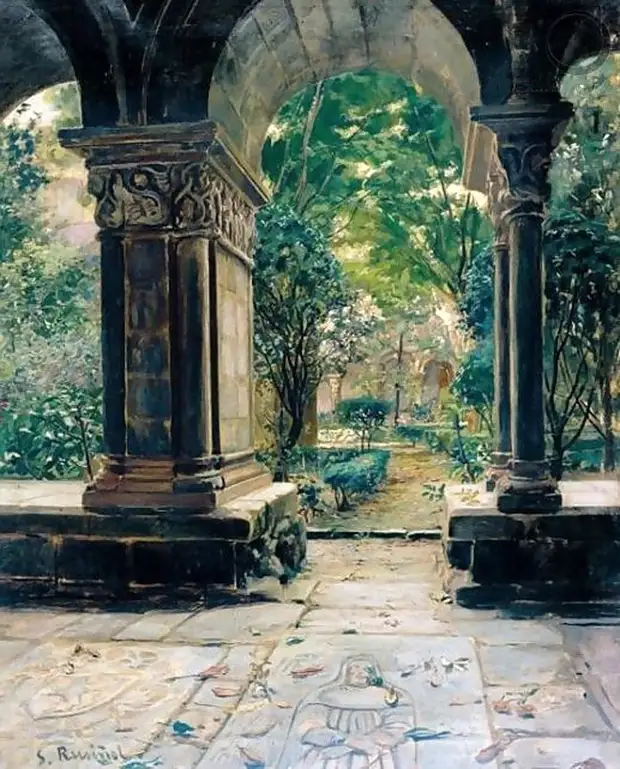 Léngkah ka kebon ... Artis Spanyol Santiago Ruzignol y Prats