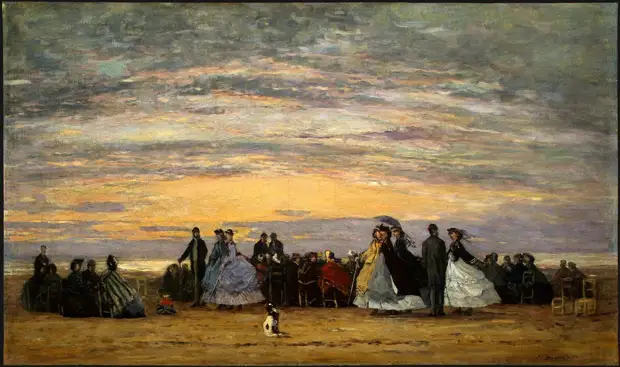 French muimbi Eugene-Louis Boudin (Eugene Boudin, 1824 - 1898)