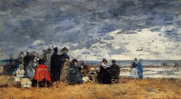 Mawakin Faransa Eugene -Louis Boudin (Eugene Boudin, 1824 - 1898)