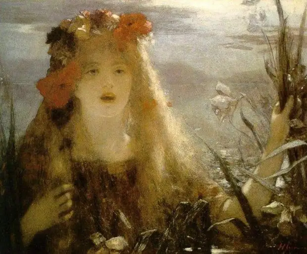 Ophelia'nın resimdeki görüntüsü