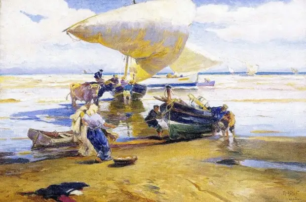 Kunstenaar Mathias Joseph Alten (1871 - 1938). Goue impressionisme