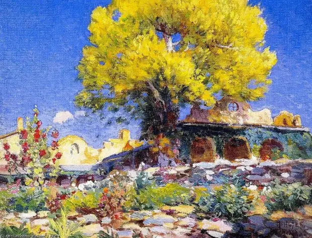 Kunstnik Mathias Joseph Alten (1871 - 1938). Kuldne impressionism