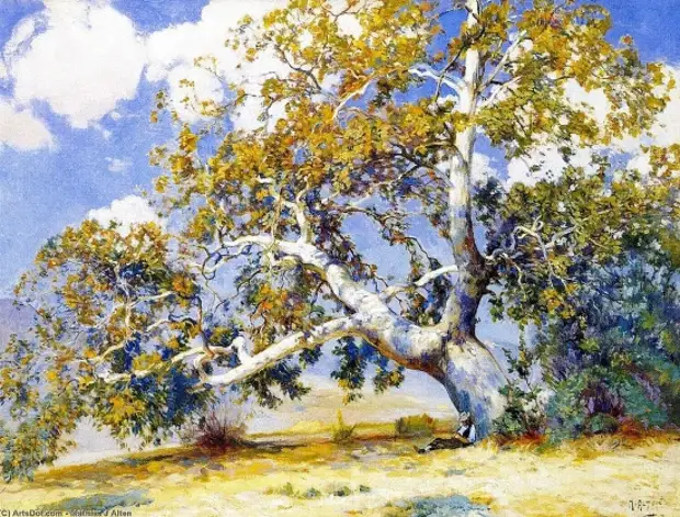 Kunstnik Mathias Joseph Alten (1871 - 1938). Kuldne impressionism