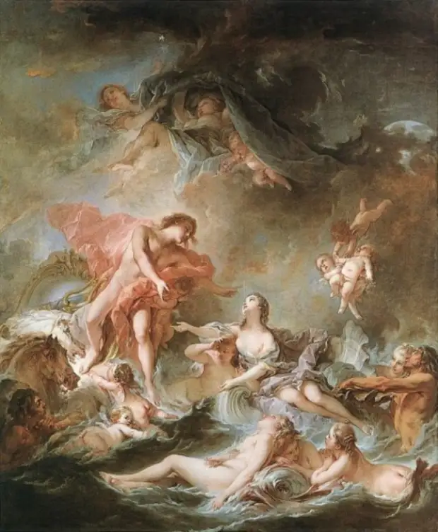 နေဝင်ချိန်။ ရေးသားသူ: Francois Boucher