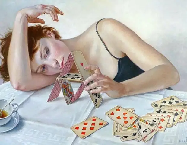 Художник Francine Van Hove. І жінка французька, серйозна і мила