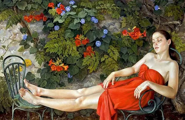 Καλλιτέχνης Francine Van Hove. Και η γυναίκα είναι Γαλλίδα, σοβαρή και γλυκιά