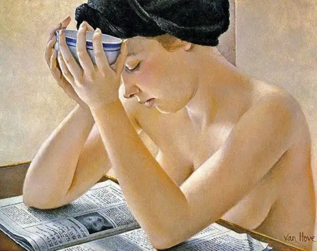 Francine Van Hove művész. A nő pedig francia, komoly és édes