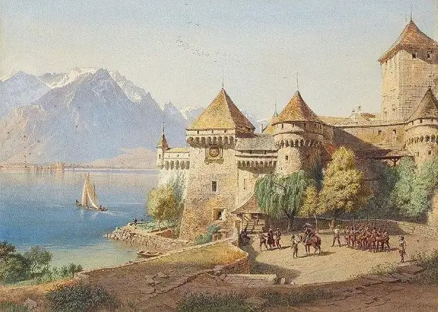 Moetsi oa litšoantšo oa Jeremane Carl Friedrich Heinrich Werner (1808 - 1894)