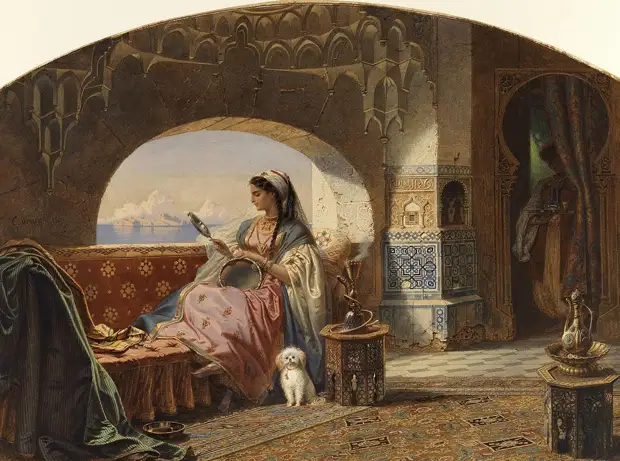 德國藝術家 Carl Friedrich Heinrich Werner (1808 - 1894)