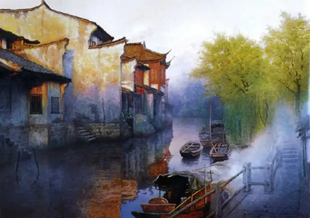 Magnifiques aquarelles de Huang Youwei