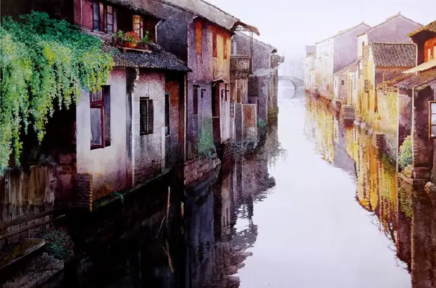 Magnifiques aquarelles de Huang Youwei