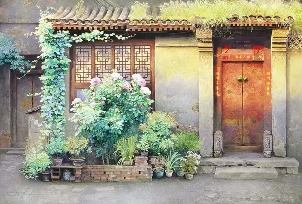 Magnifiques aquarelles de Huang Youwei