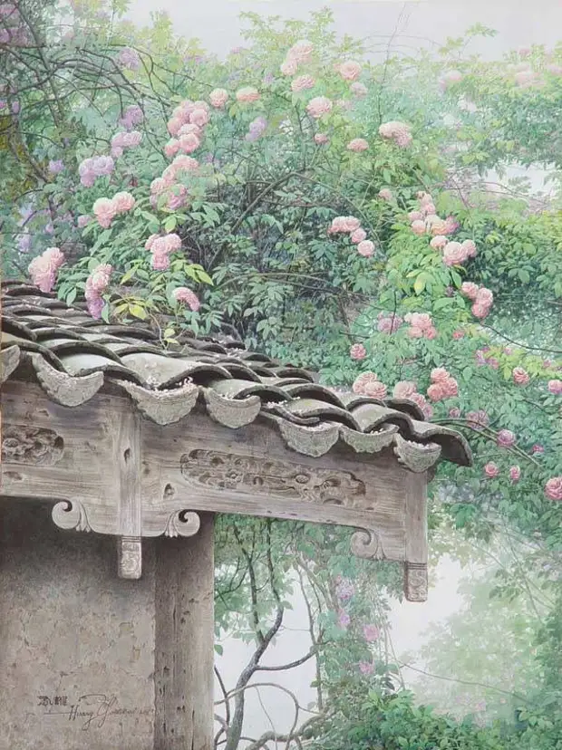 Magnifiques aquarelles de Huang Youwei