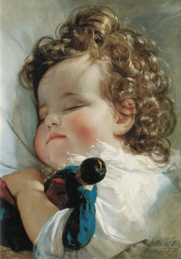 ئاۋسترىيەدىكى داڭلىق رەسساملارنىڭ بىرى - Friedrich von Amerling نىڭ سۈرىتى