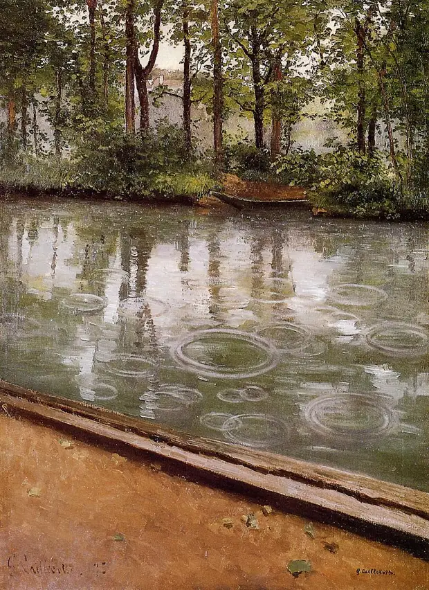 Gustave Caillebotte દ્વારા આકર્ષક પેઇન્ટિંગ